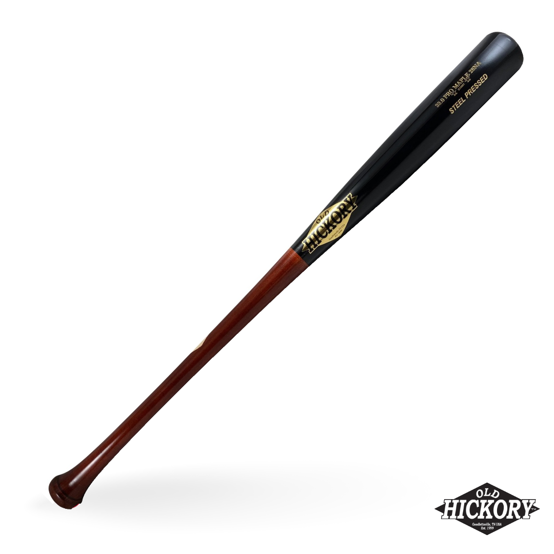 Wood Bats | Custom Pro Baseball Bats | 28NA Steel Pressed – Old Hickory ...